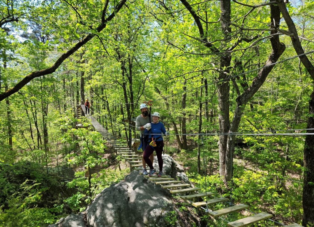 Zipline DeSoto State Park - Alabama - Screaming Eagle